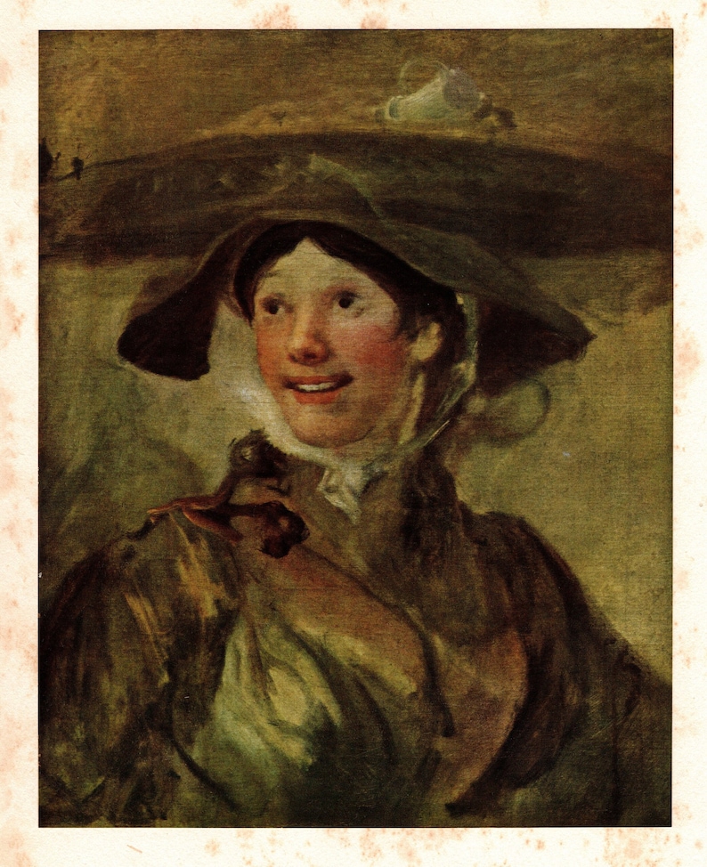 Hogarth the Shrimp Girl Rare 1934 Original Vintage - Etsy
