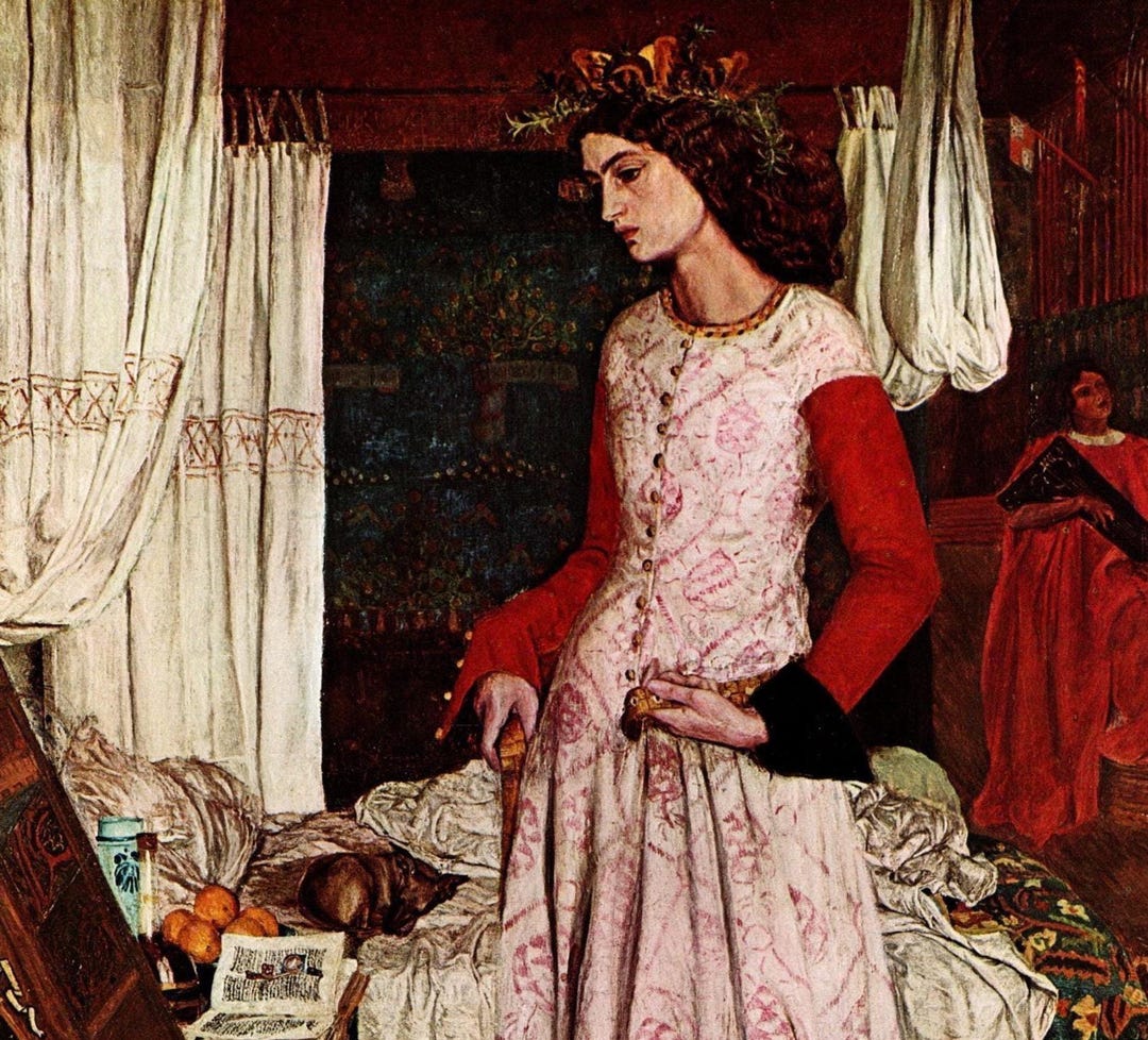 William Morris Queen Guinevere Print: Pre-raphaelite Vintage Art - Etsy
