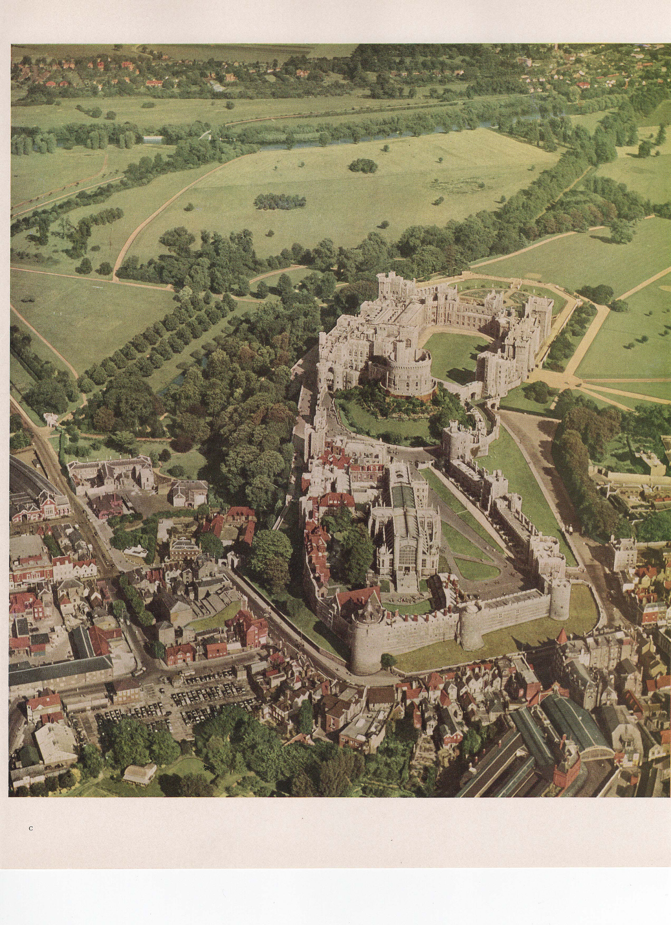 Windsor Castle Birds Eye View