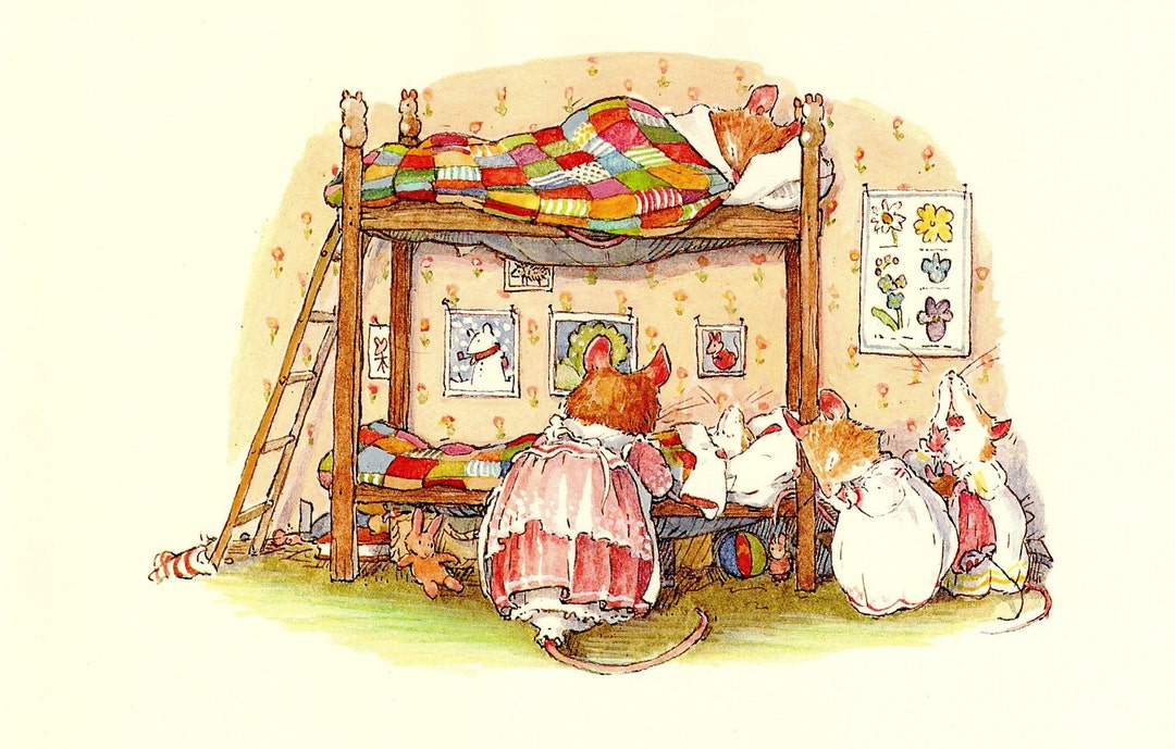 Brambly Hedge Mice Print: Jill Barklem Vintage Art - Etsy