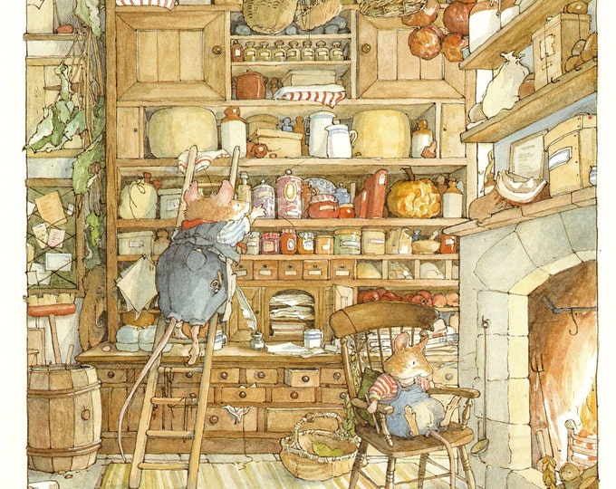 Brambly Hedge "spring Story" Original Jill Barklem Vintage Print - Cute ...