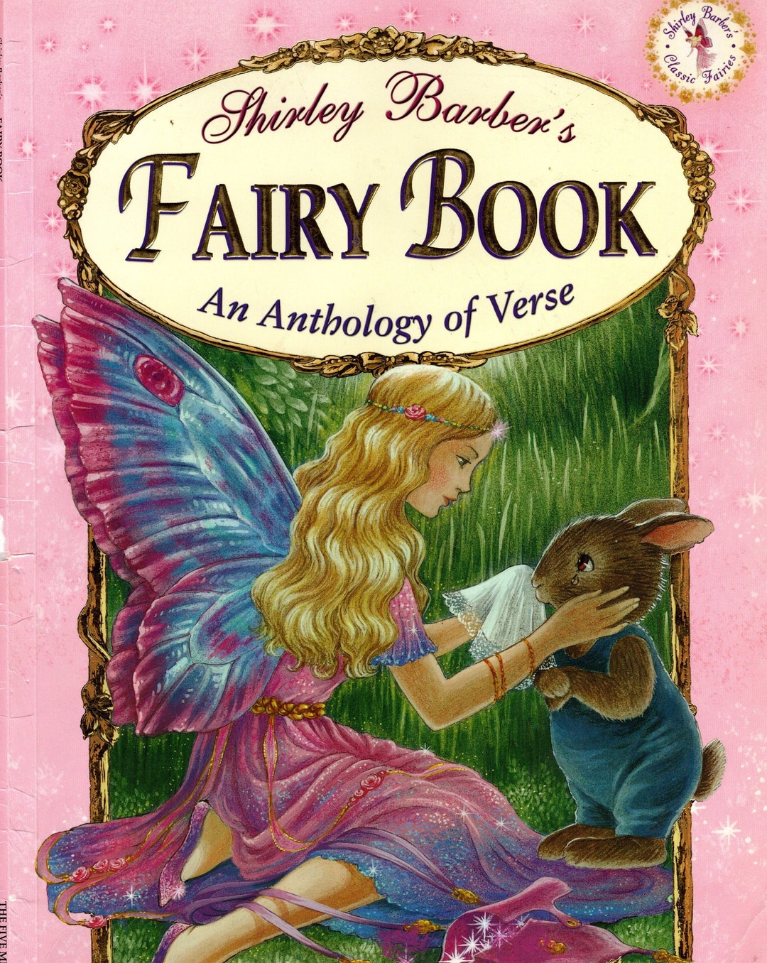 Shirley Barber Original Vintage Fairy Verses Book Cover Fairyland Elves ...