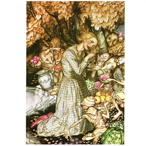 Arthur Rackham goblin Market Original Vintage Print Classic Literature ...