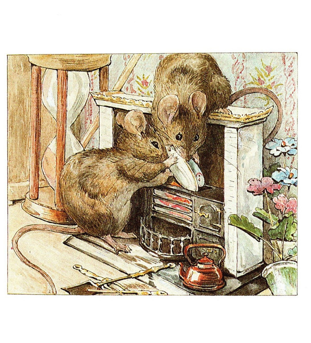 Beatrix Potter 1989 the Tale of Two Bad Mice Original Print Whimsical ...
