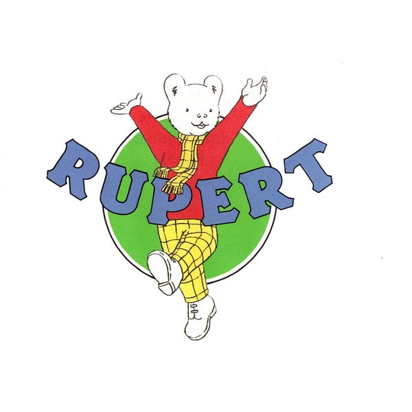 Rupert Bear - Etsy