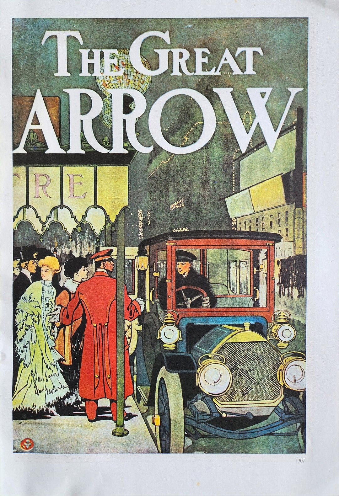 Antique American Auto Ad Pierce-arrow & Stoddard-dayton Automobiles ...