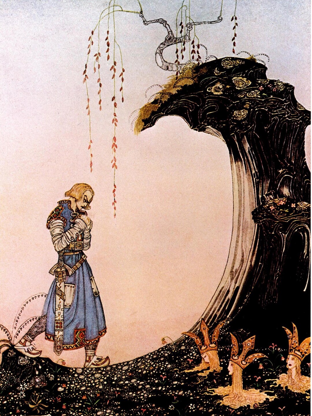Kay Nielsen Art Nouveau Print: East of the Sun, 1975 Vintage ...