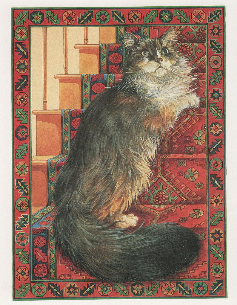 Lesley Anne Ivory Glorious Cats 1991 Original Vintage | Etsy