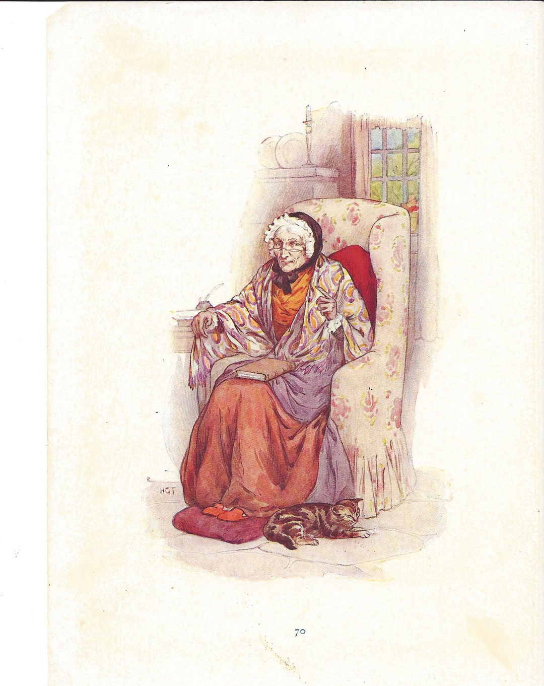 1928 the Water-babies Harry G Theaker Original Print Unique Gift Baby ...