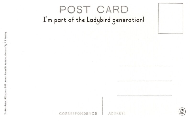 Ladybird Book Cover Postcards: Vintage Art Prints, Crafts (set of 10 ...