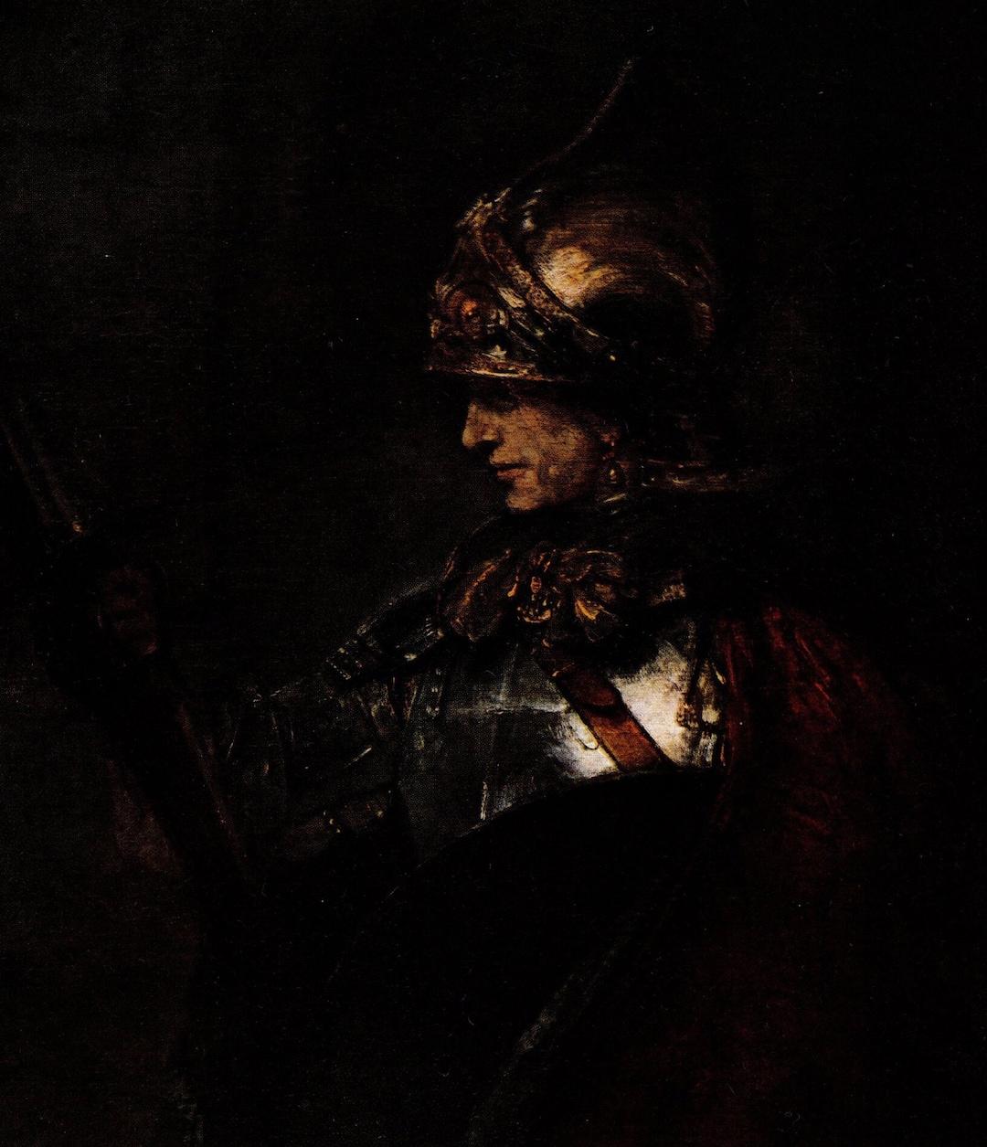 Rembrandt "man in Armour" Vintage Print, 1934 Tip-in Plate - Etsy