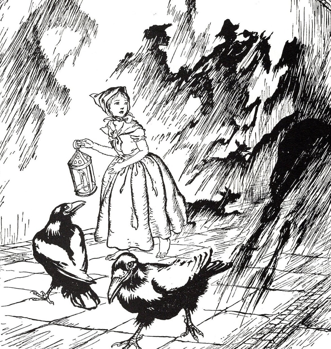 Arthur Rackham 1985 Original Vintage Print Hans Andersen Fairy Tales ...