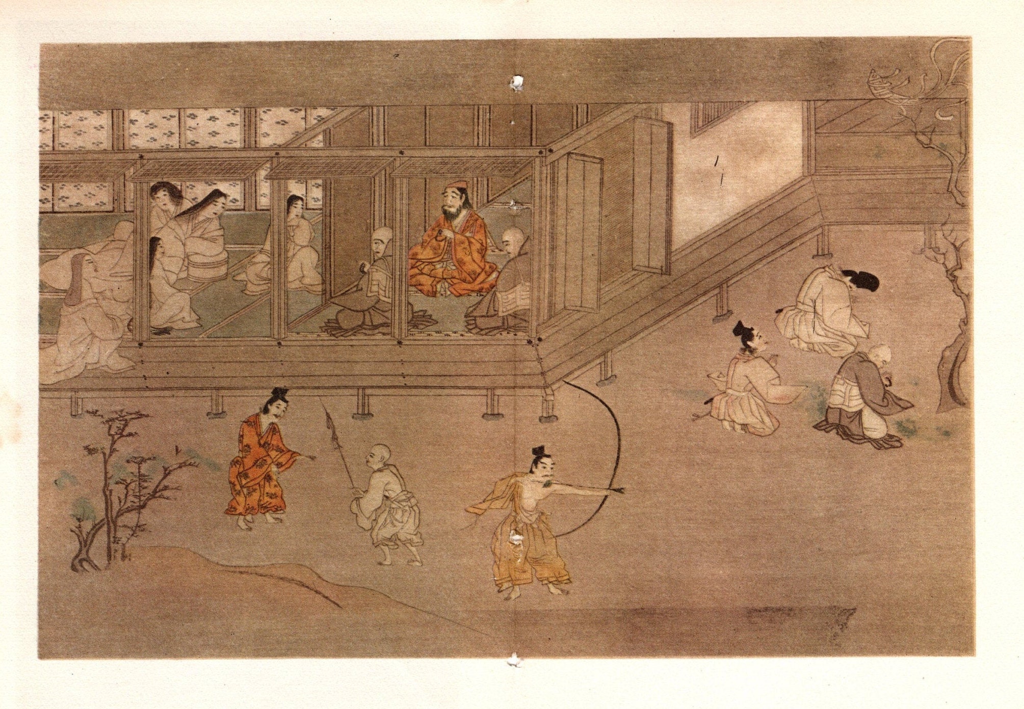 Antique Japanese Handscrolls Original Vintage 2-sided Print - Etsy UK