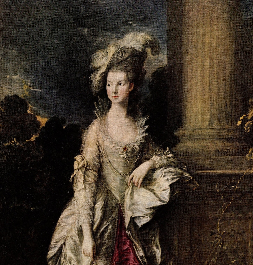 Gainsborough hon. Mrs Graham Rare 1934 Original Vintage Large Tip-in ...