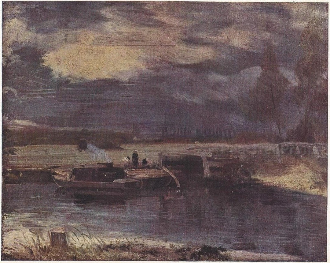 John Constable, R.A. "on the Stour" Original Vintage Print From ...