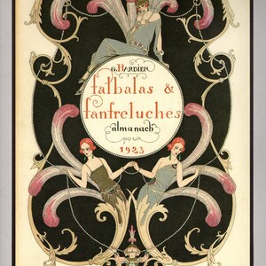 George Barbier Art Deco Costumes Original Vintage Poster - "1923 ...