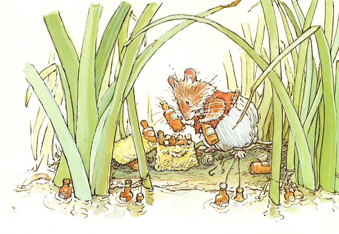 Brambly Hedge Vintage Print: Jill Barklem Mice Illustration, 1988 - Etsy