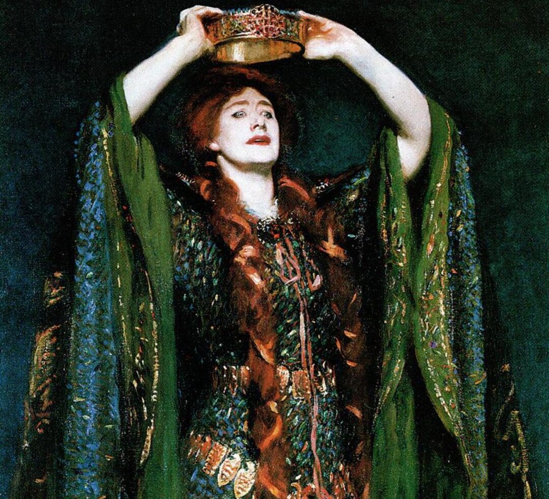 Vintage Lady Macbeth Print: John Singer Sargent, Shakespeare Art - Etsy