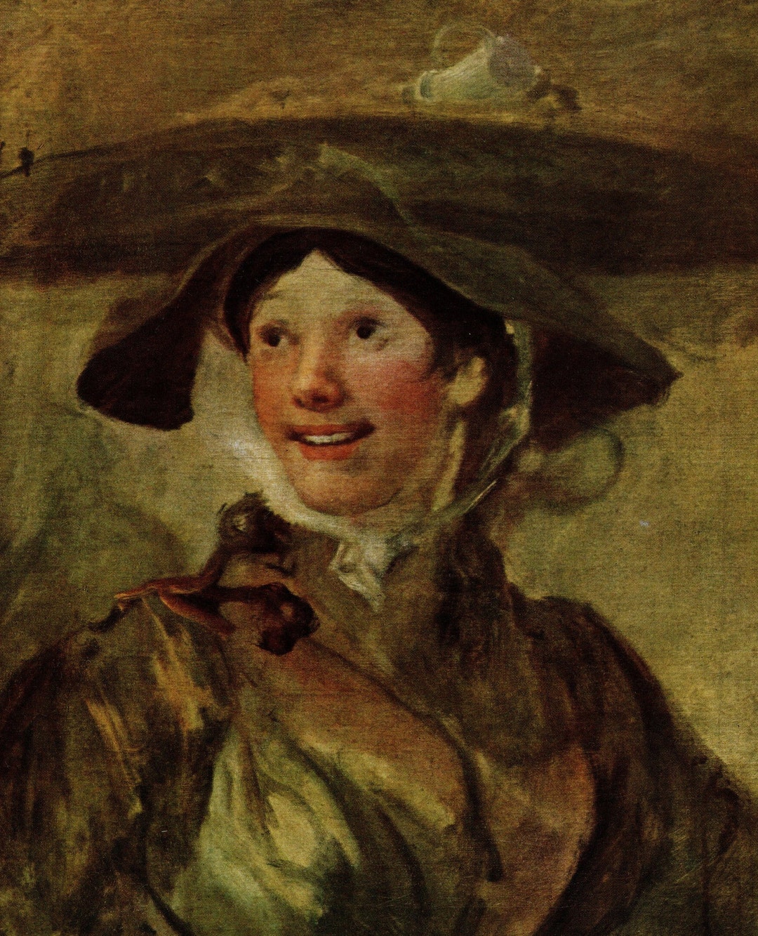 Hogarth "the Shrimp Girl" Rare 1934 Original Vintage Large Tip-in Print ...