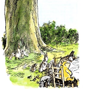 Winnie the Pooh Original Book Print - Vintage Nursery & Children's Room ...