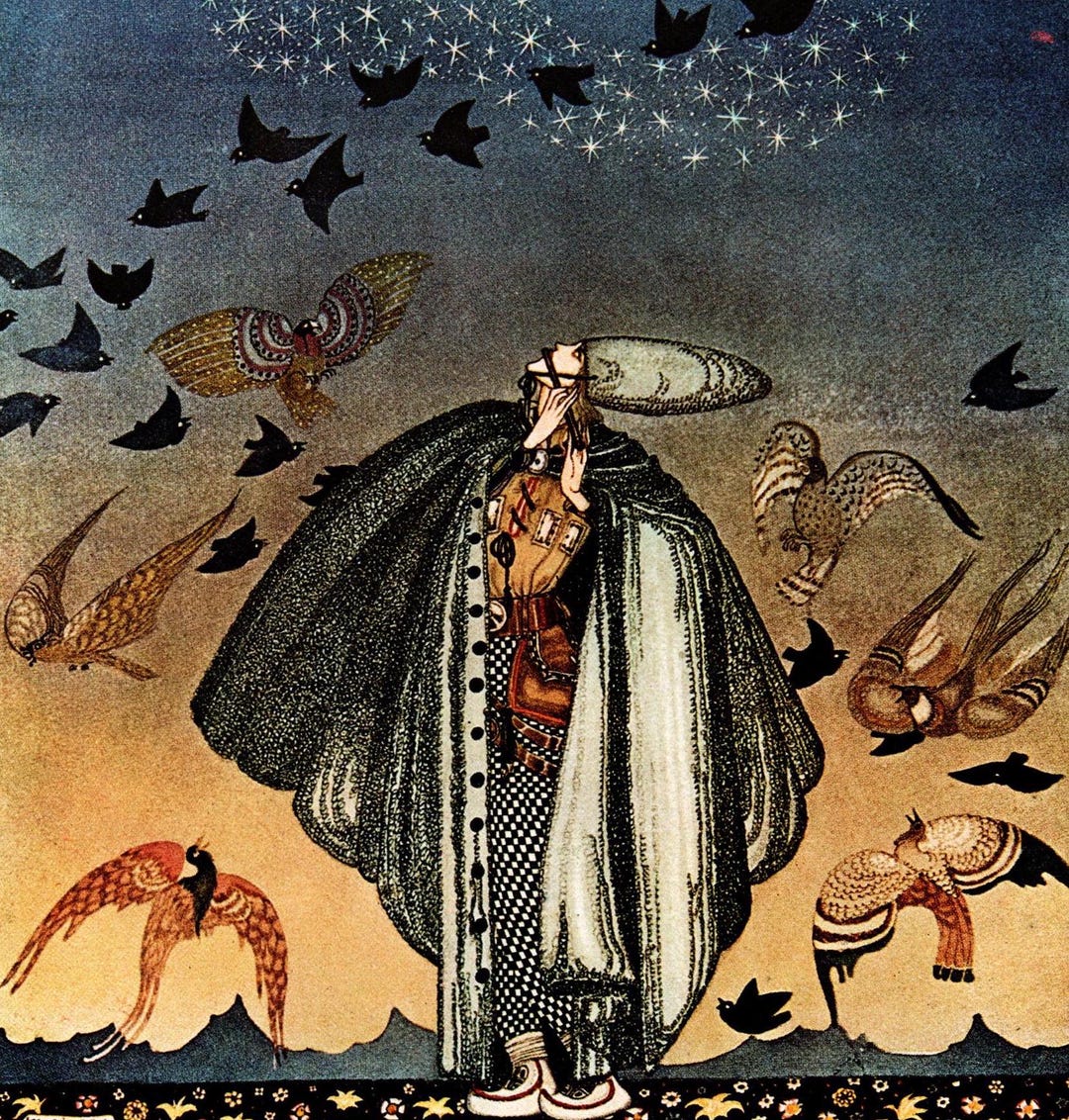 Kay Nielsen Art Nouveau Print: East of the Sun, 1975 Vintage ...