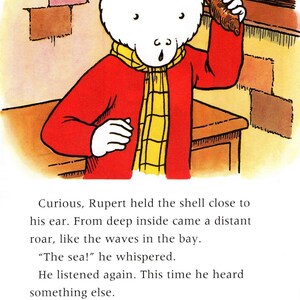 Rupert Bear Print - Original Vintage 2-sided - Rupert and the Magic ...