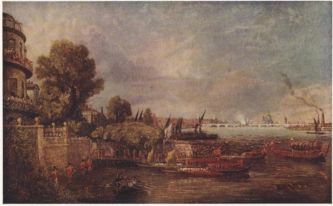 John Constable Waterloo Bridge Print, 1940 British Art - Etsy