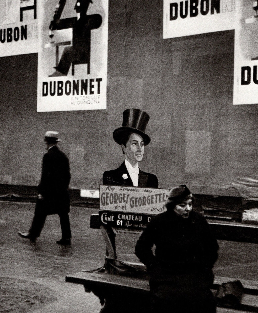 1977 André Kertész Original Vintage Photo Print - Dobo, Dubon, Dubonnet ...