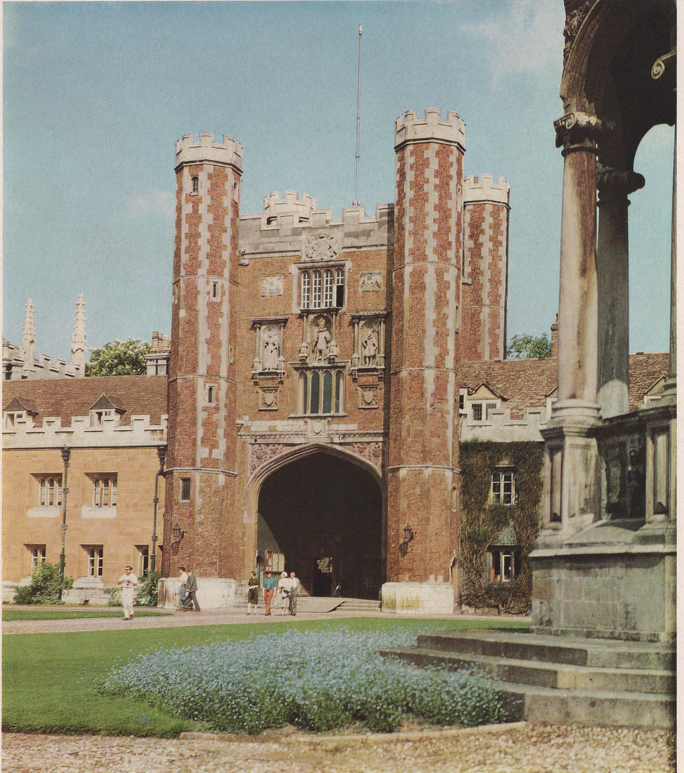 Antique Trinity College Cambridge Print – 1966 British Architecture - Etsy