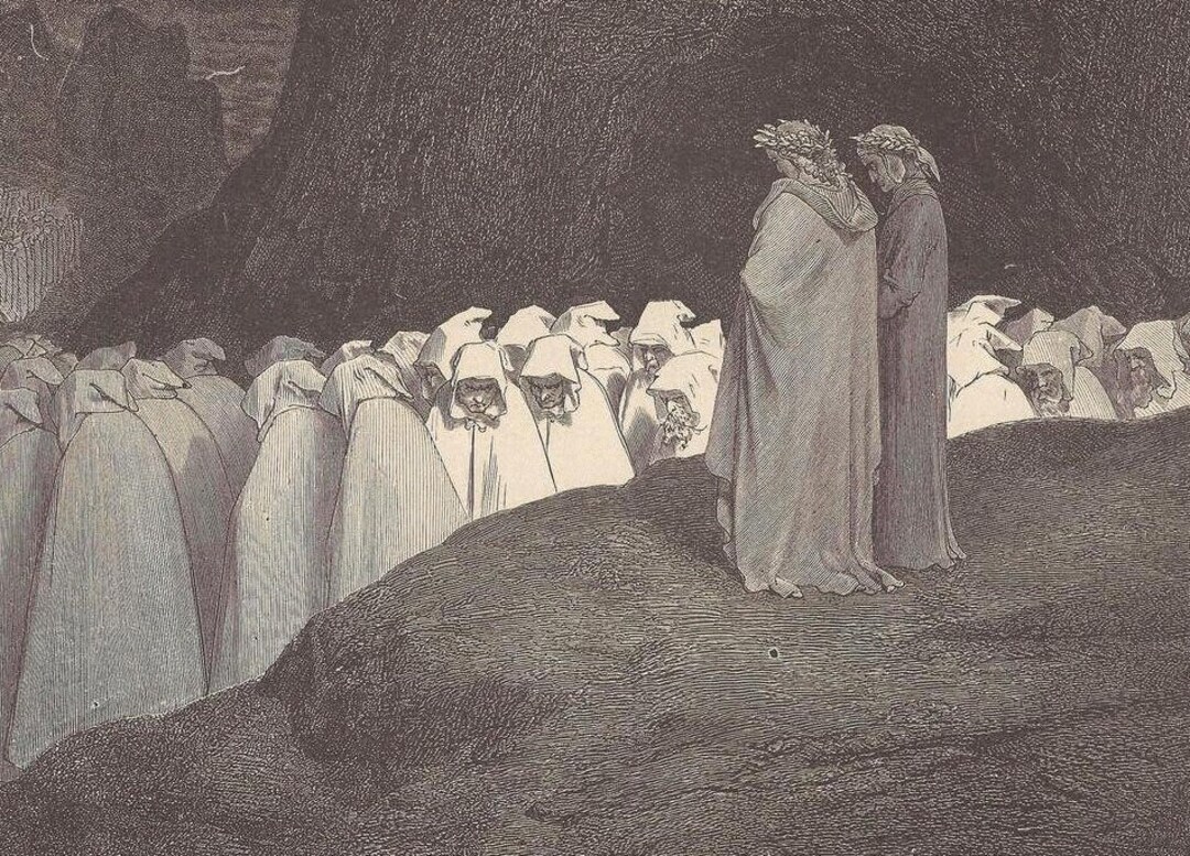 Gustave Doré "dante's Inferno" Antique Engraving - 1887 Biblical Print ...