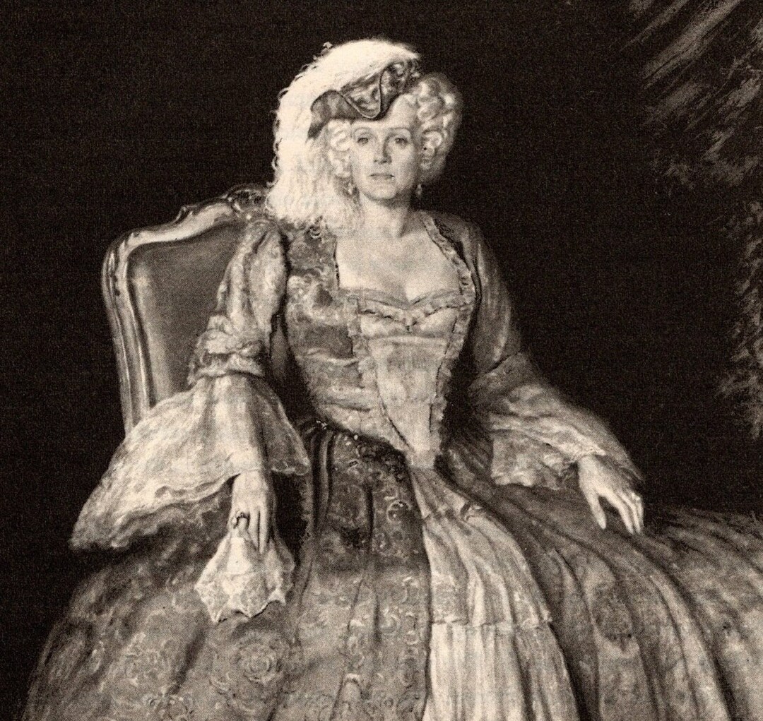 Vintage Vienna Opera House Original Print Maria Reining as Marschallin ...