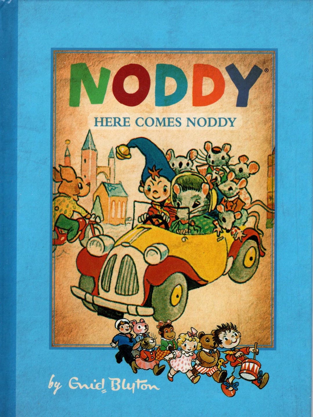Noddy Original BOOK COVER Vintage Nursery & Childrens Room Art 2 Sizes ...