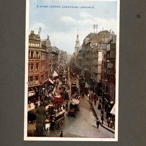 1910 Cheapside, London - Original Antique Photo Print - Unique Gift for ...