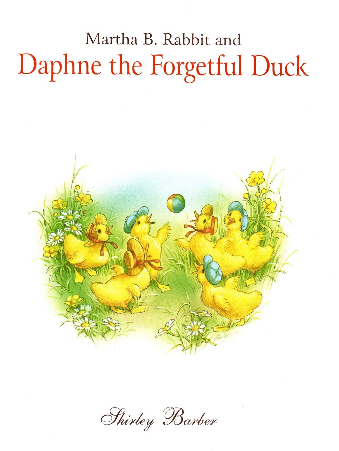 Shirley Barber Original Vintage Print Playful Ducklings Tales From