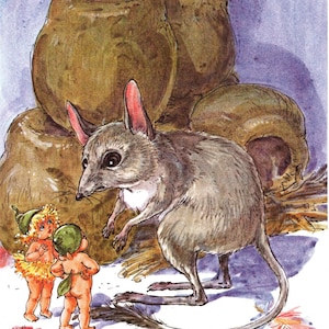 Gumnut Babies Original Large Vintage Print – Snugglepot & Cuddlepie on ...