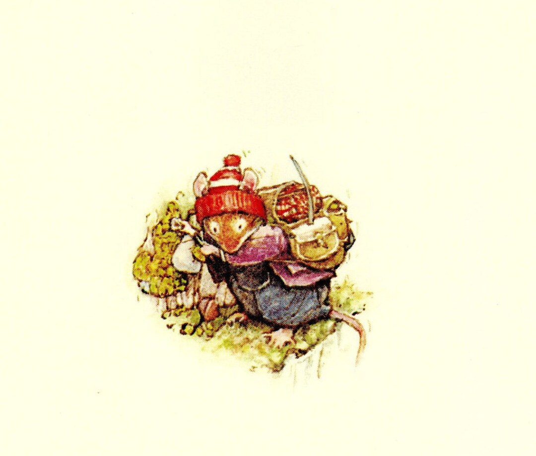 Brambly Hedge Print: Vintage Mice Illustration by Jill Barklem - Etsy