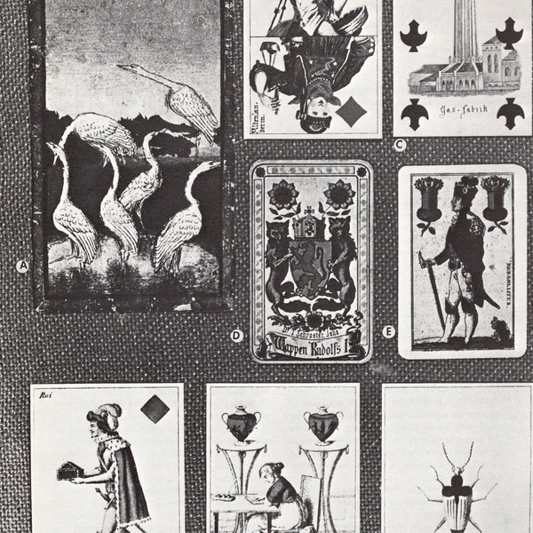 Antique Playing Cards - Etsy