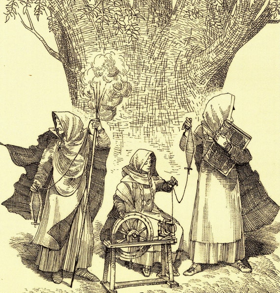 Norse Gods Urd Verdandi & Skuld Original Vintage Large Book | Etsy ...