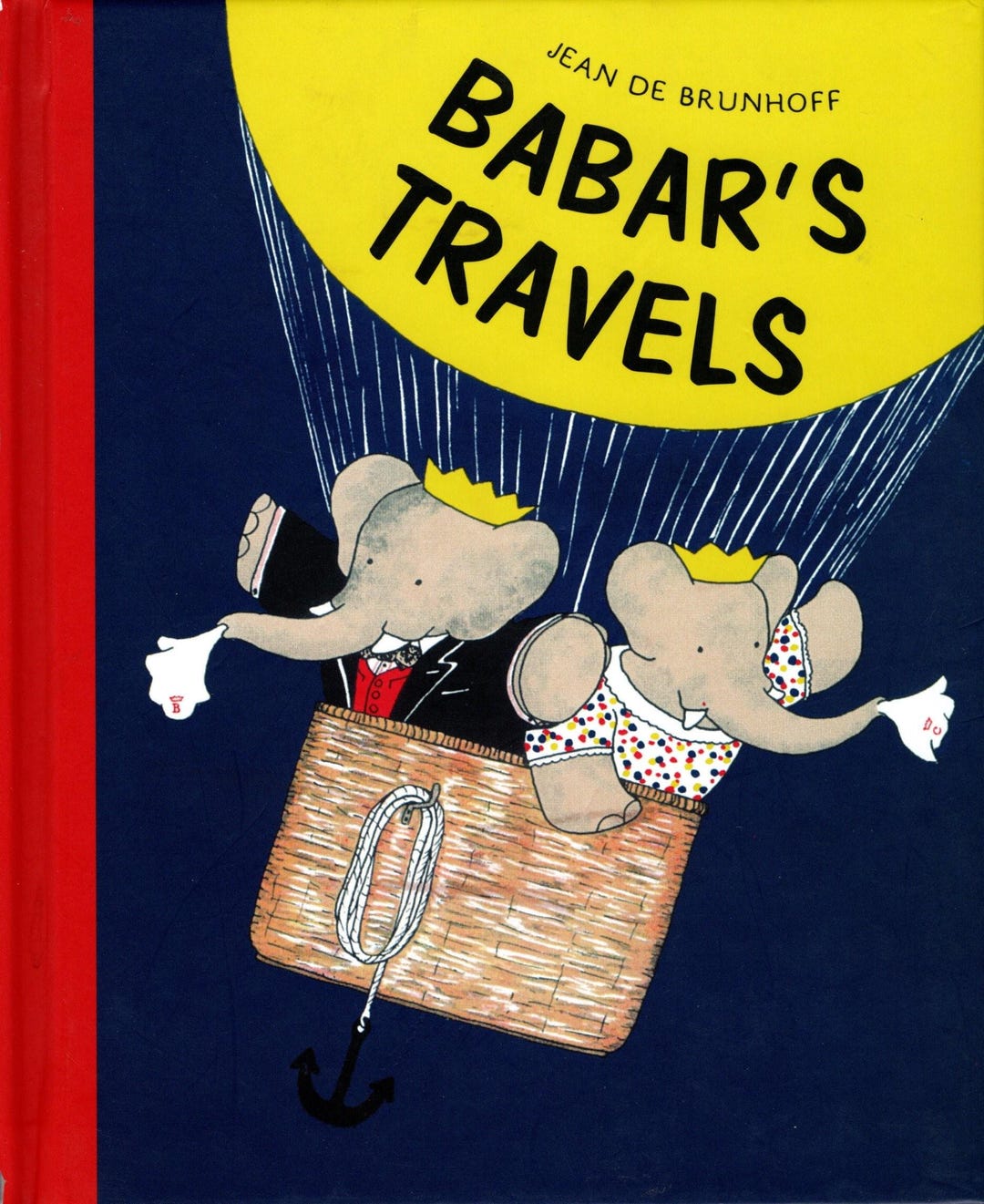 Babar's Travels Original Hard Book Cover Nursery & Childrens Wall Art ...