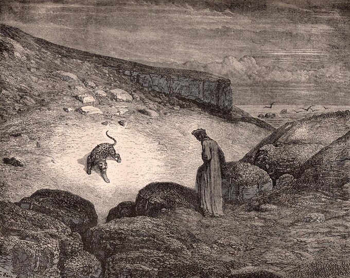 1887 Rare GUSTAVE DORÉ “dante’s Inferno” Original Engraving - Antique ...