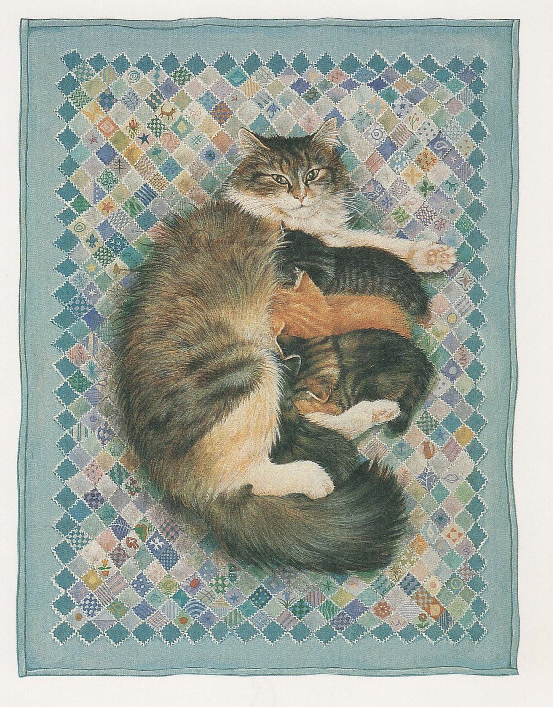 Lesley Anne Ivory glorious Cats 1991 Original Vintage - Etsy