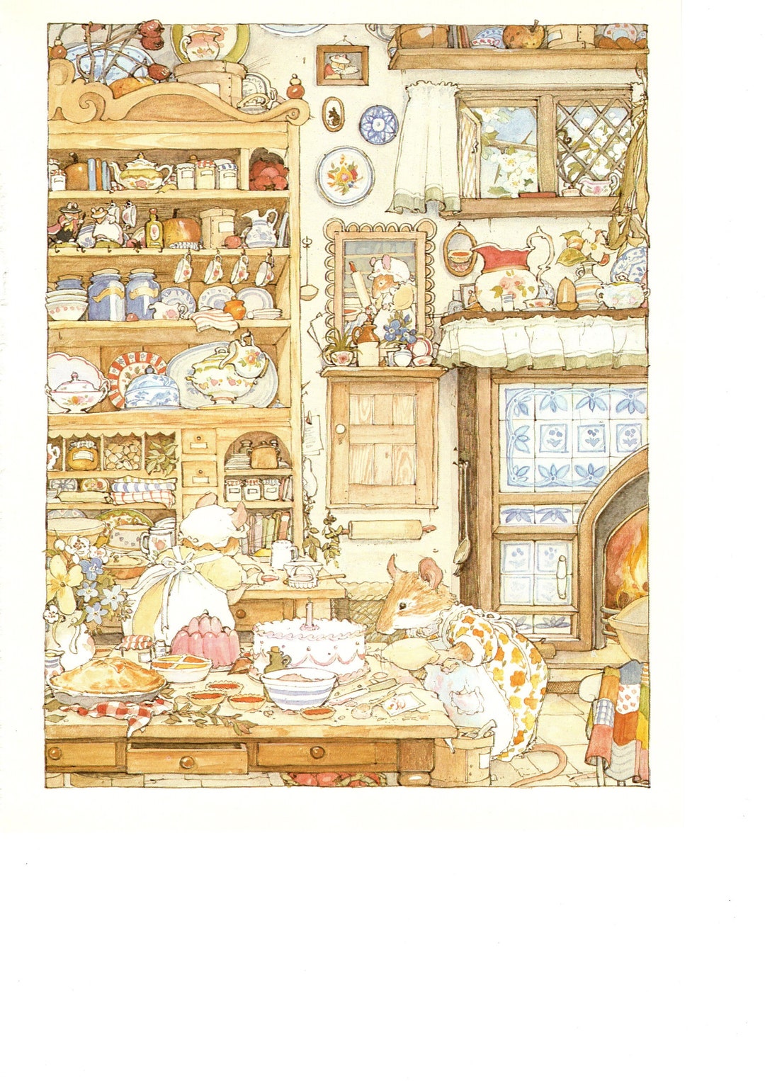 Brambly Hedge "spring Story" Vintage Mice Print - Jill Barklem Art - Etsy
