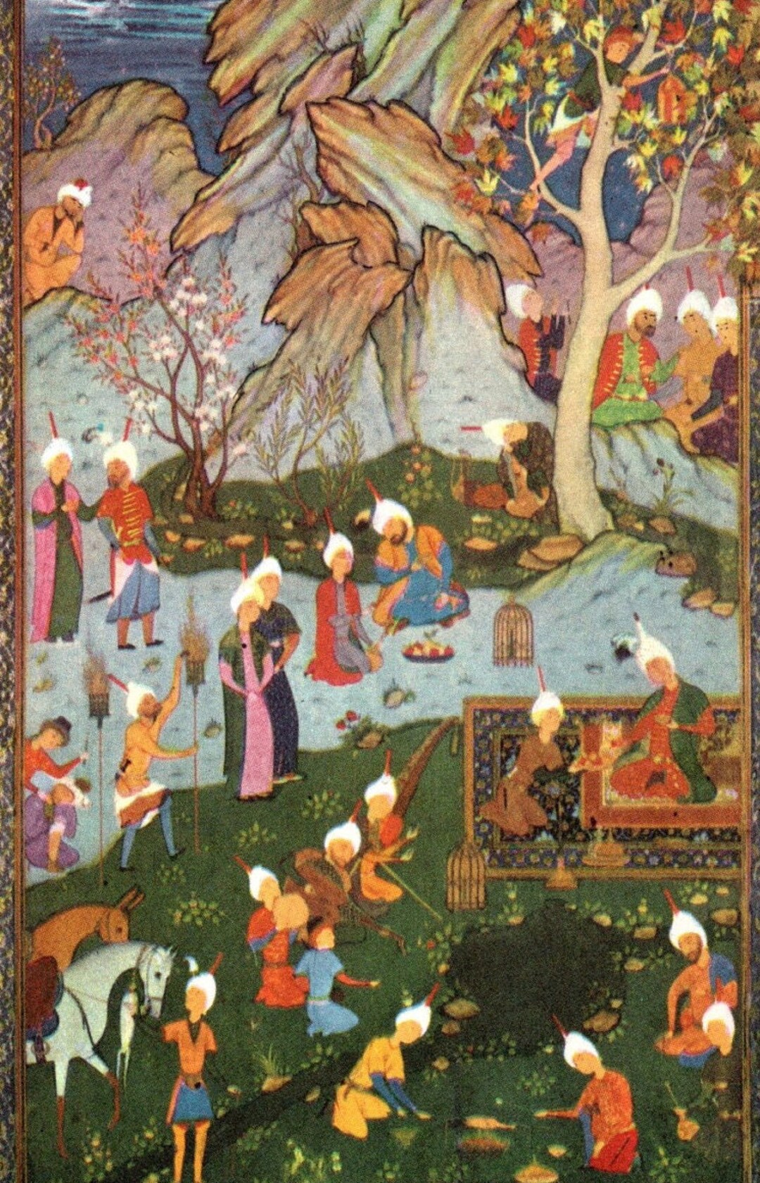Ancient Persian Painting From Manuscripts Muraqqa Gulshan - Etsy