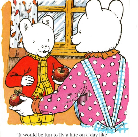 Rupert Bear Print Original Vintage Rupert and the Dizzy - Etsy