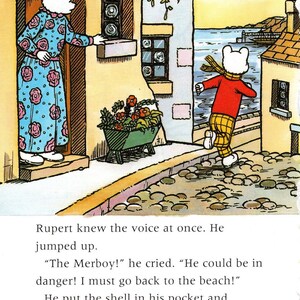 Rupert Bear Print - Original Vintage 2-sided - Rupert and the Magic ...