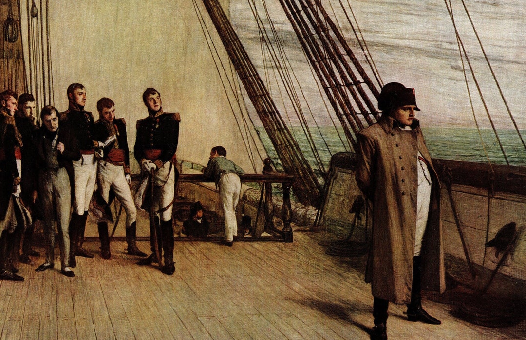 William Quiller Orchardson "napoleon on the Bellerophon" Rare 1934 ...