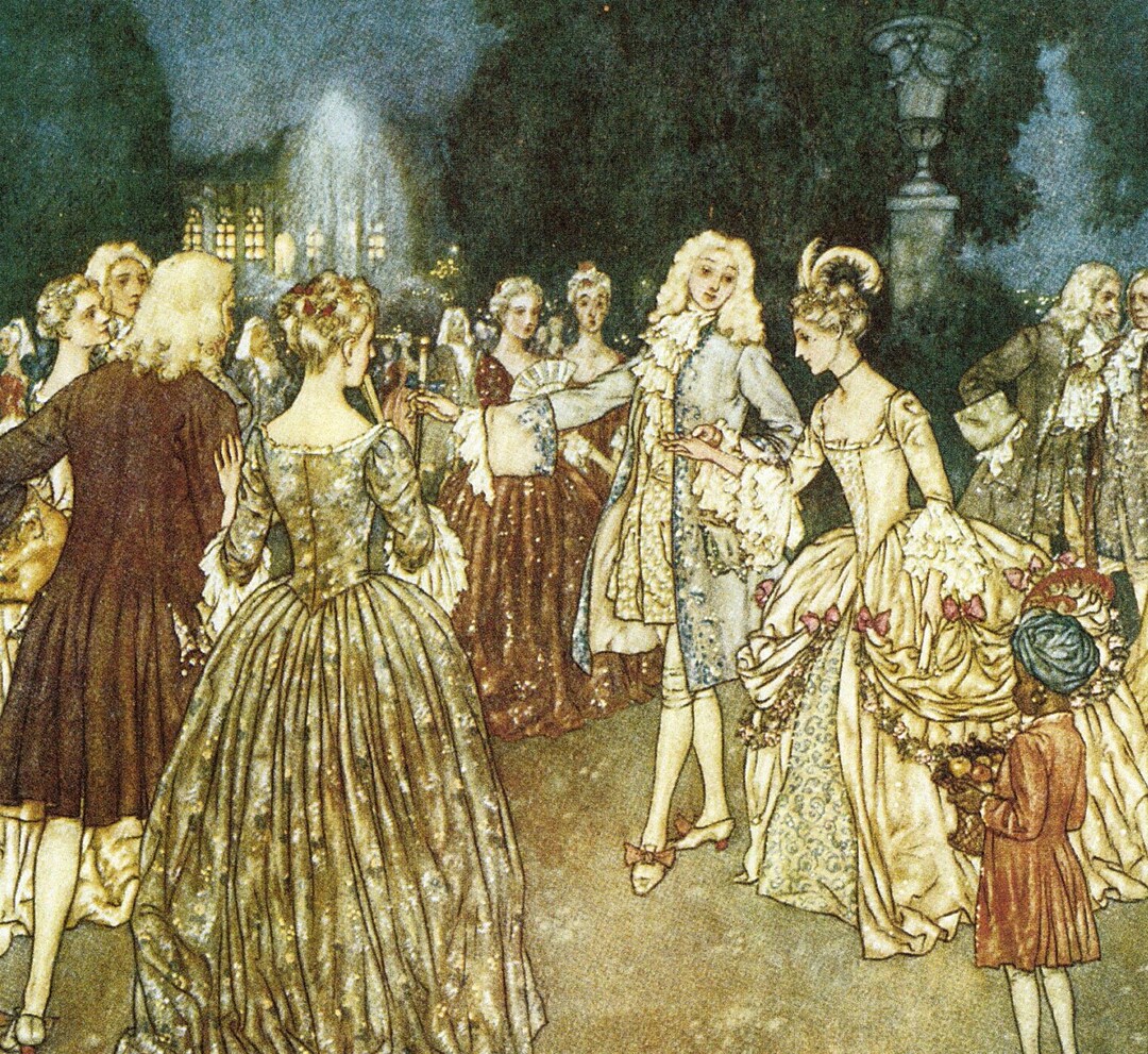Dulac’s Fairy Tales Original Vintage 2-sided Print – Cinderella ...