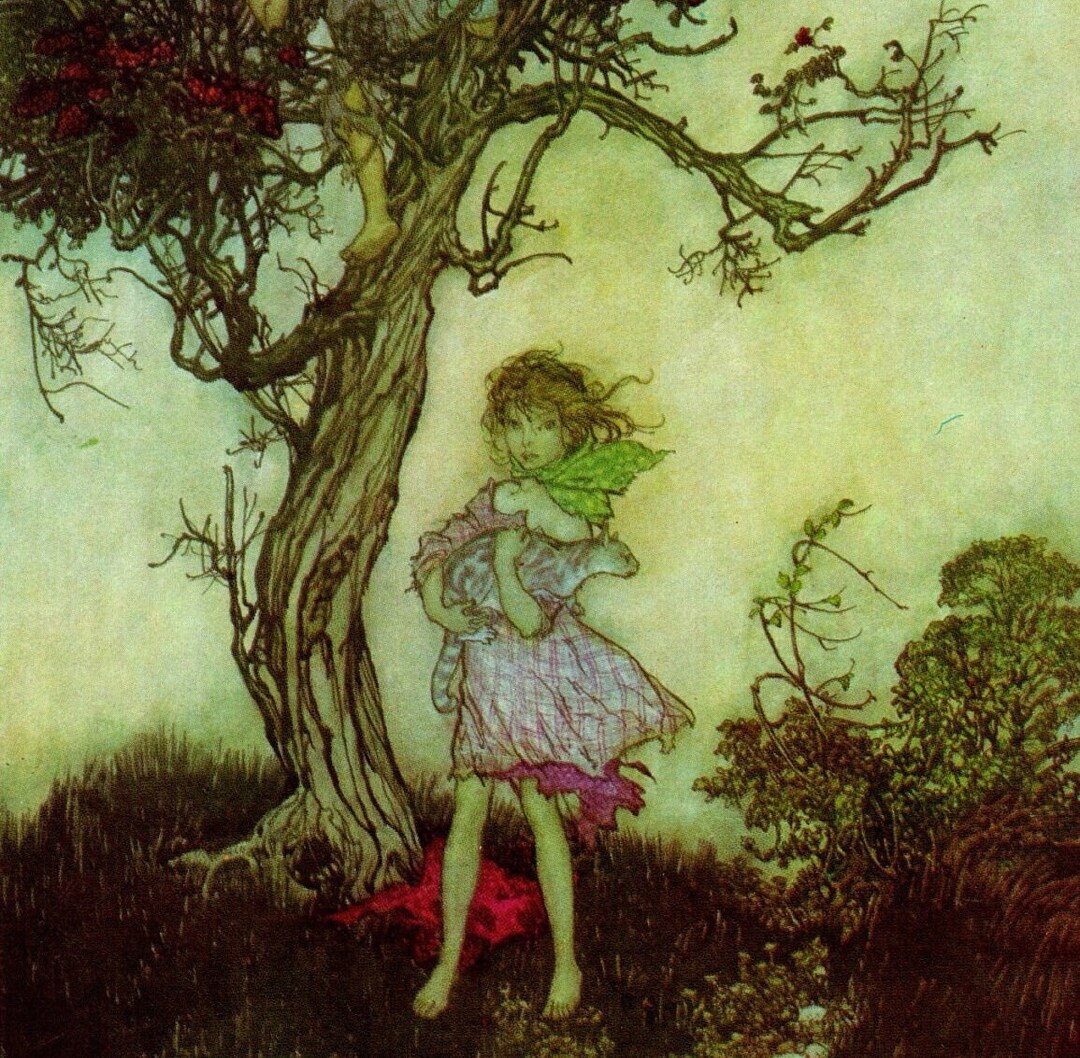 Arthur Rackham rip Van Winkle Original Vintage 2-sided Print Classic ...