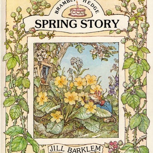 Vintage Brambly Hedge Book Cover: Jill Barklem "spring Story" - Etsy