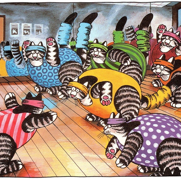 Kliban Cat Print - Etsy